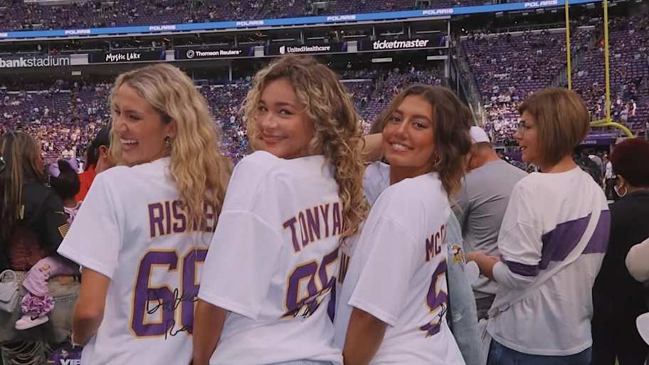 J.J. McCarthy's fiancée turns heads in knee-high boots look with ...