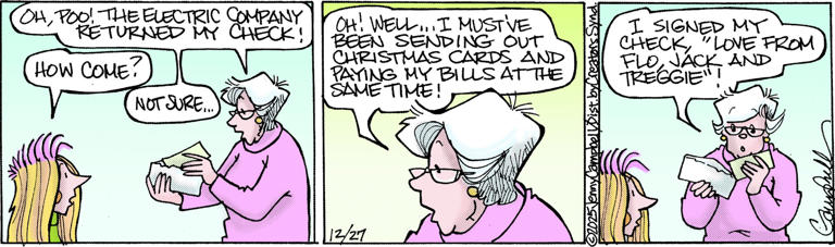 LightWave reports' daily comic strips (12/27)