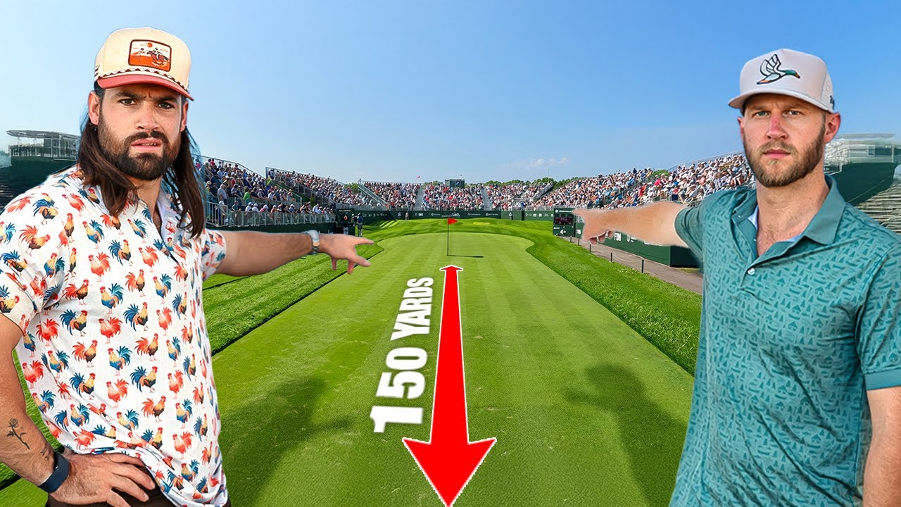 Can I beat a pro golfer from 150 yards? 🏌️‍♂️
