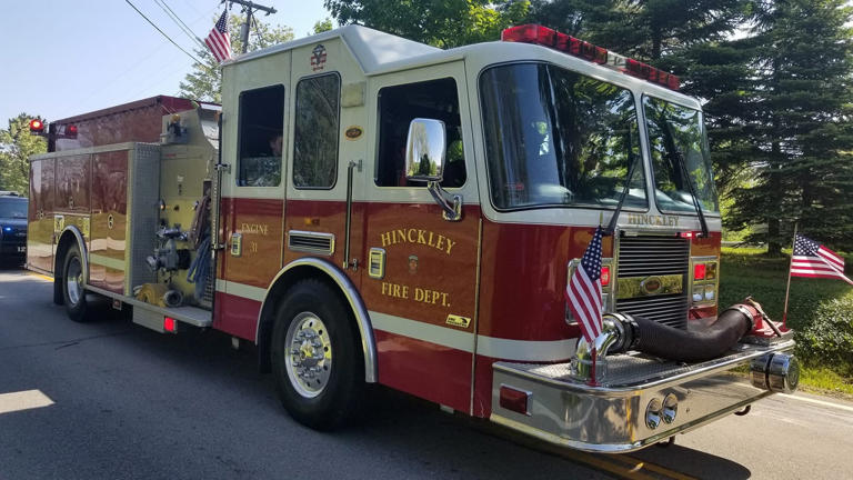 Early morning Hinckley fire requires aid from multiple departments