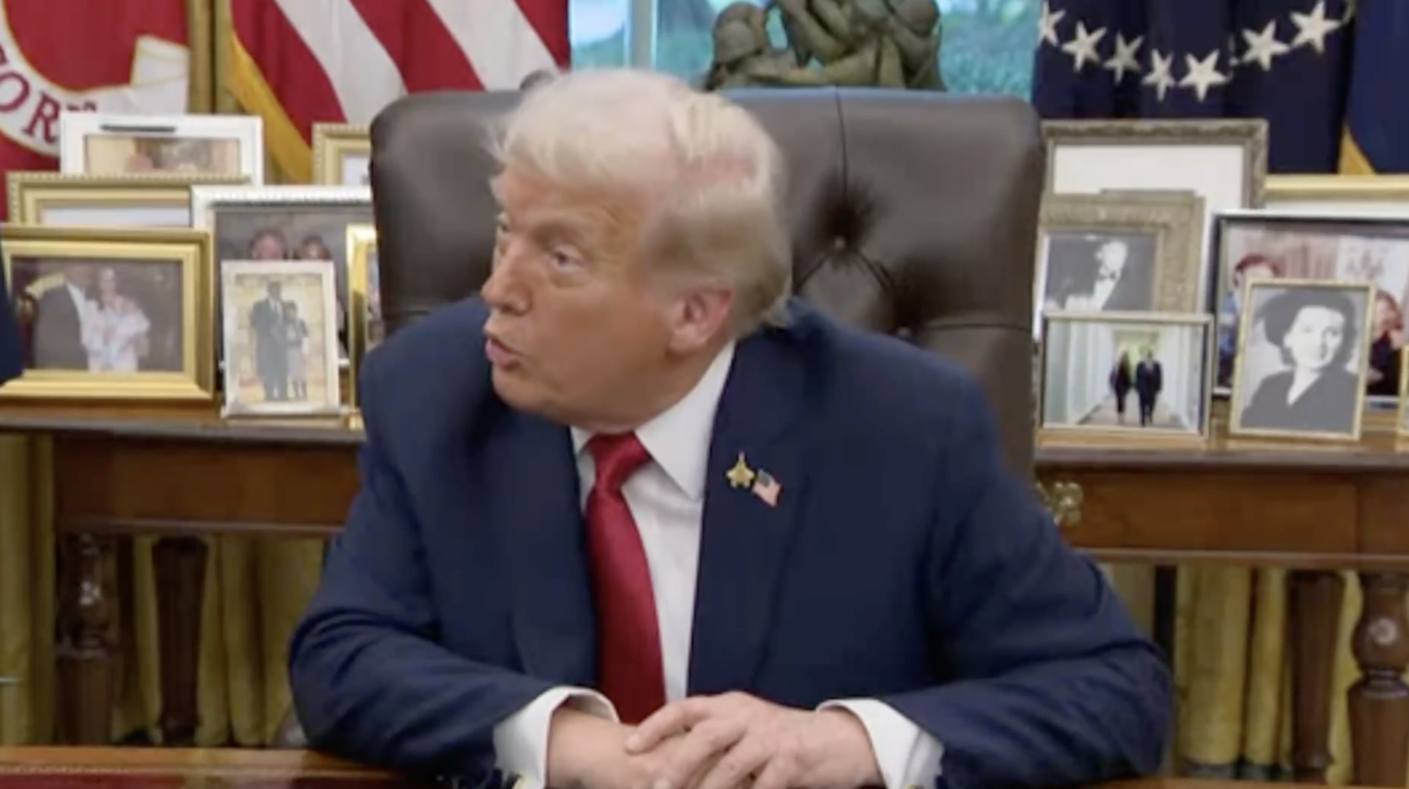 'We didn't ask them to do it': Trump struggles to explain why members ...