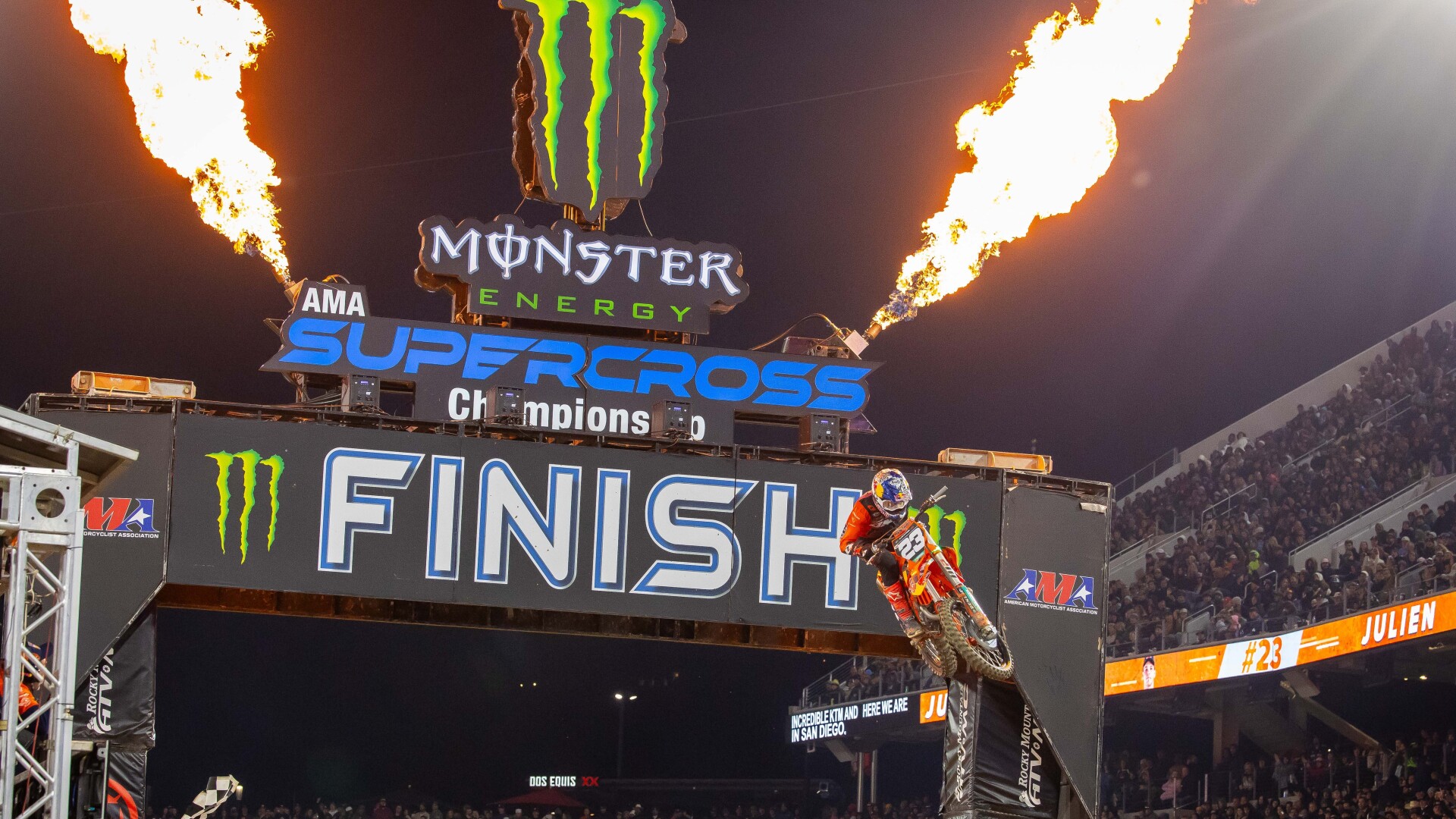 2025 SuperMotocross 250 countdown, no. 6: Julien Beaumer