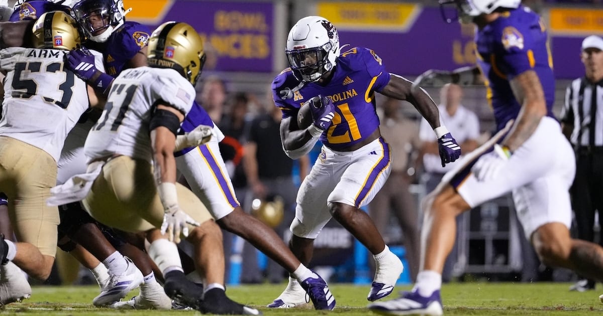 ECU touchdown called back due to inadvertent whistle in Military Bowl ...