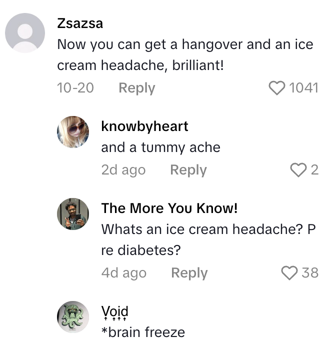 'Cold meets rich, and somehow, it works!' – A red wine and ice cream ...