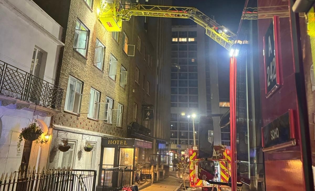 King’s Cross hotel fire sees 30 staff and guests evacuated