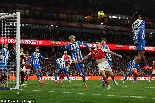 Arsenal 2-1 Brighton: Gunners benefit from another own goal as Mikel ...