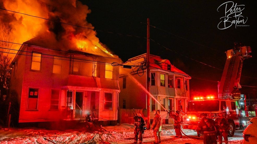 Firefighters battle weather as well as blaze in early morning fire call