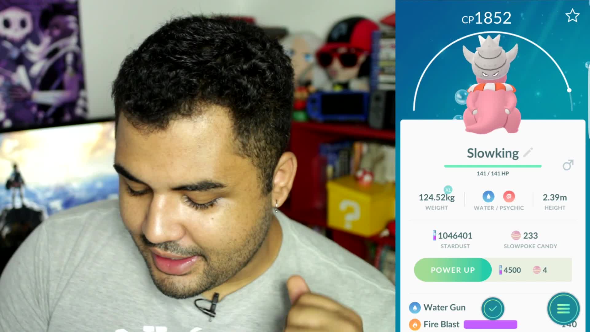 Evoluindo Slowpoke para Slowking (King's Rock) - Pokémon GO