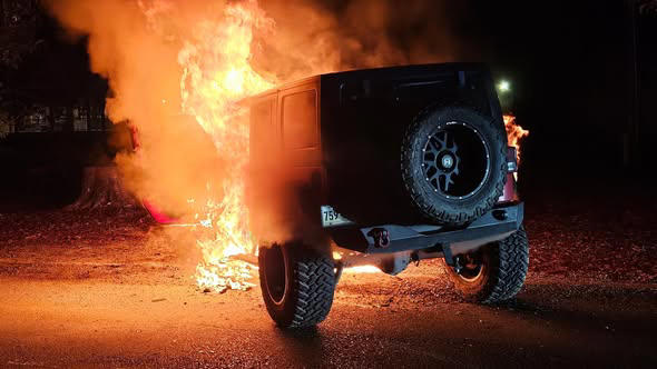 Carencro vehicle fire put out on Beau Basin Road