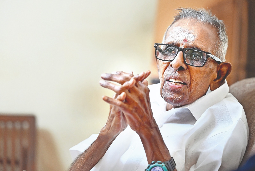 99-year-old freedom fighter Laxmikanthan Bharathi recalls India's ...