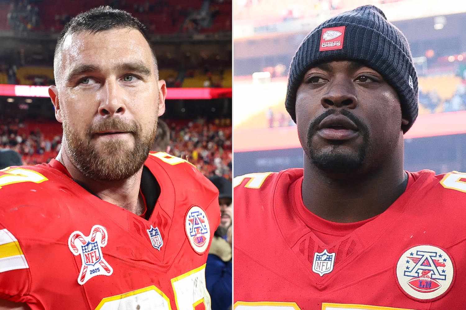 Travis Kelce’s Chiefs teammate Chris Jones reacts to the tight end’s ...