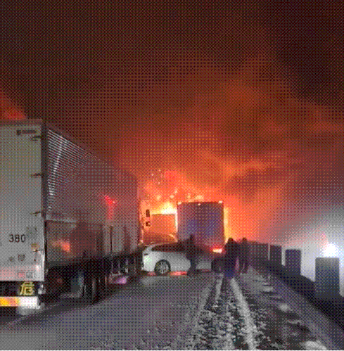 67-vehicle chain collision in Japan kills 2