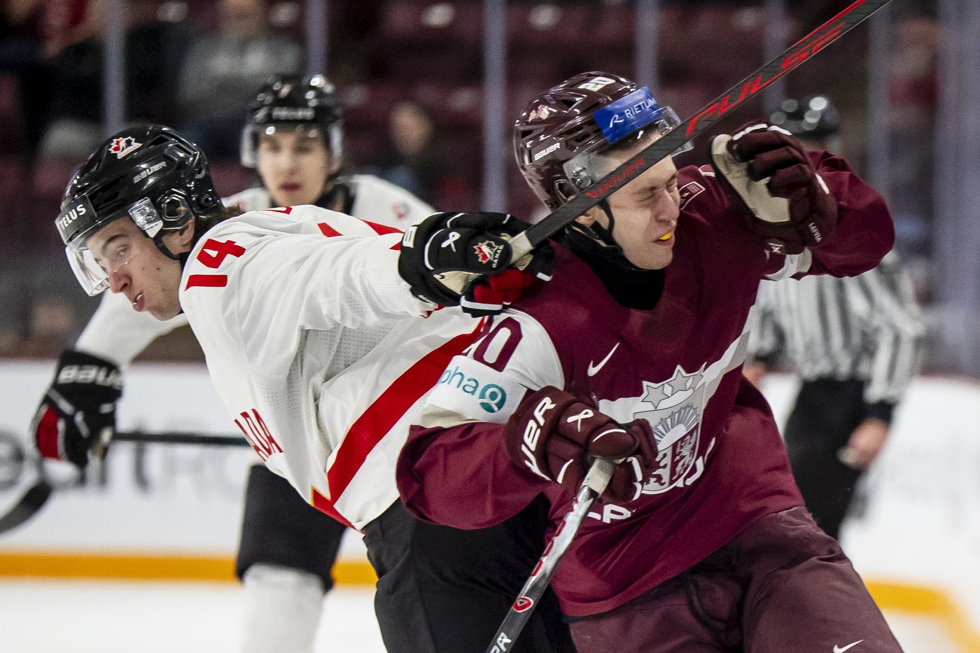 Hage scores in OT, Canada squeaks by Latvia 2-1 at World Junior Hockey ...
