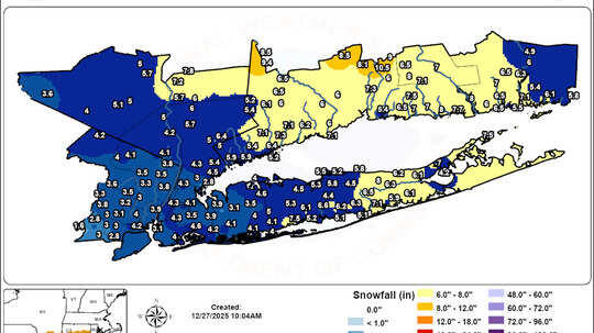 Winter storm warning map: New York sees major flight cancellations as ...