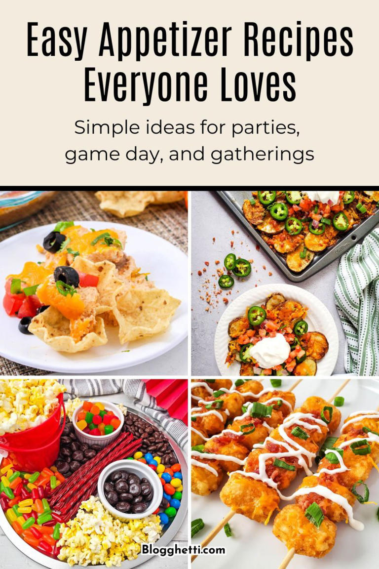 Easy appetizer recipes