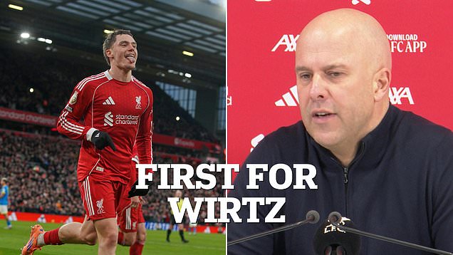 Slot praises Wirtz after £116m man bags first Liverpool goal