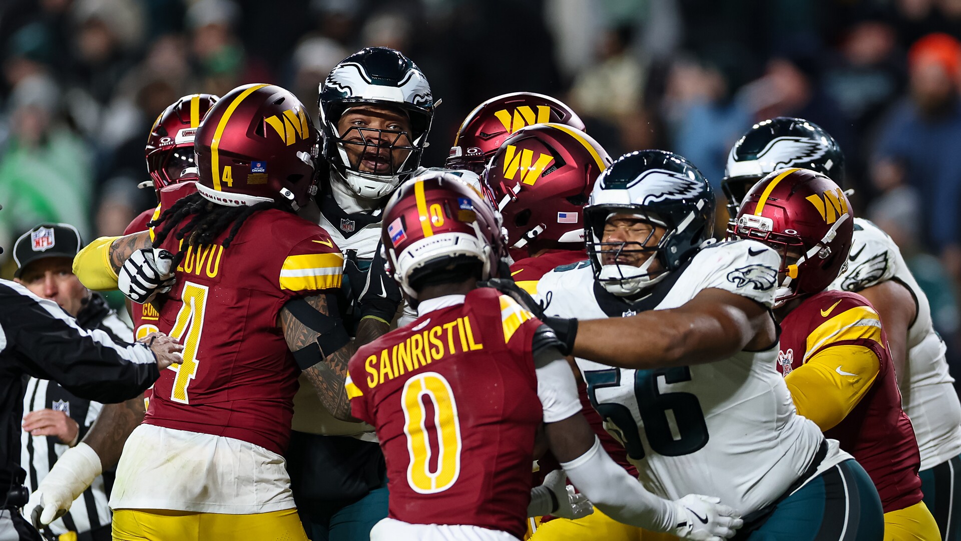 Eagles-Commanders late-game fight results in six fines