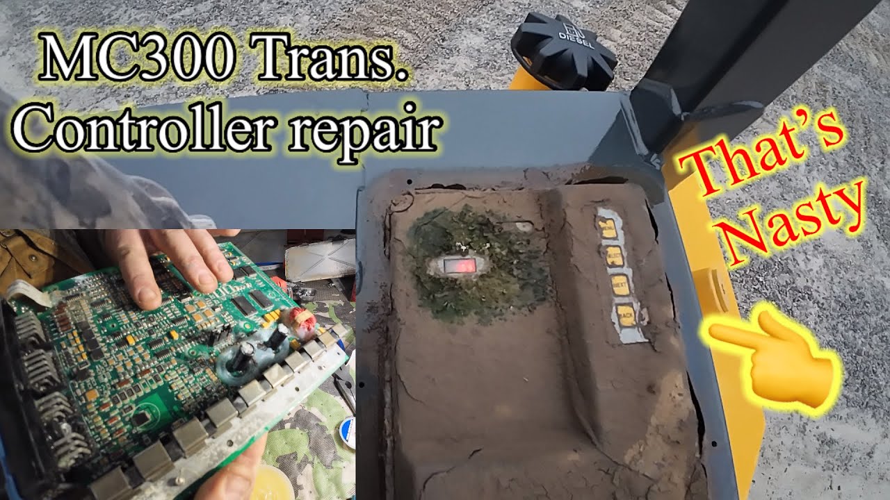John Deere 700J dozer transmission MC300 controller repair after it ...