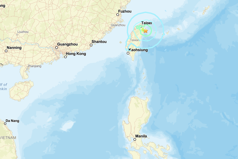 PHIVOLCS: Magnitude 6.6 quake near Taiwan no threat to PH