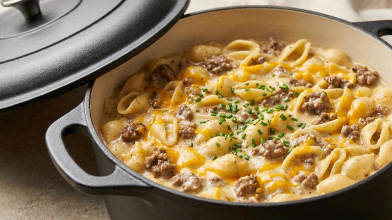Homemade hamburger helper