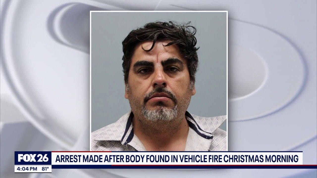 Suspect accused of killing man, burning body in truck