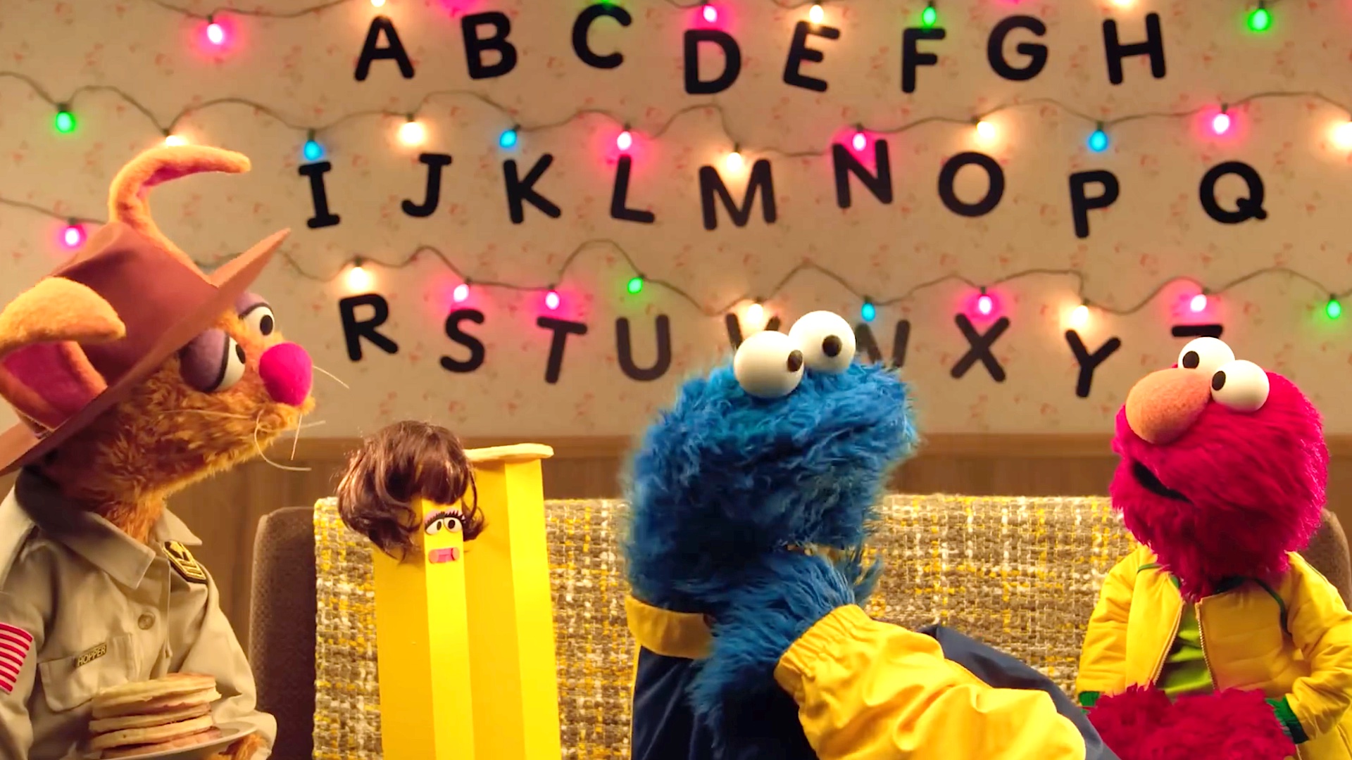 Sesame Street meets the Upside Down | Stranger Things