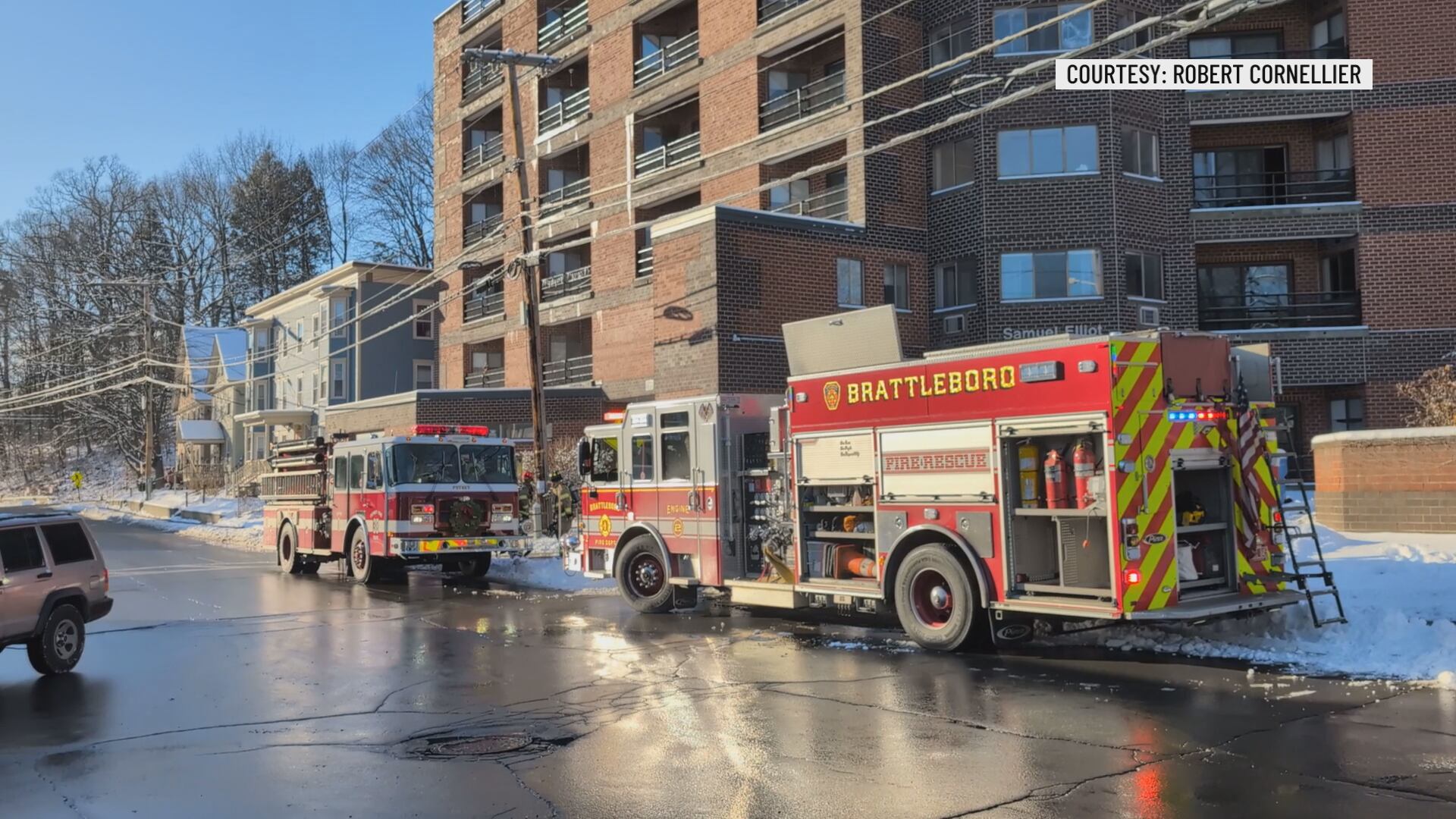 Update: Apartment fire displaces multiple residents in Brattleboro