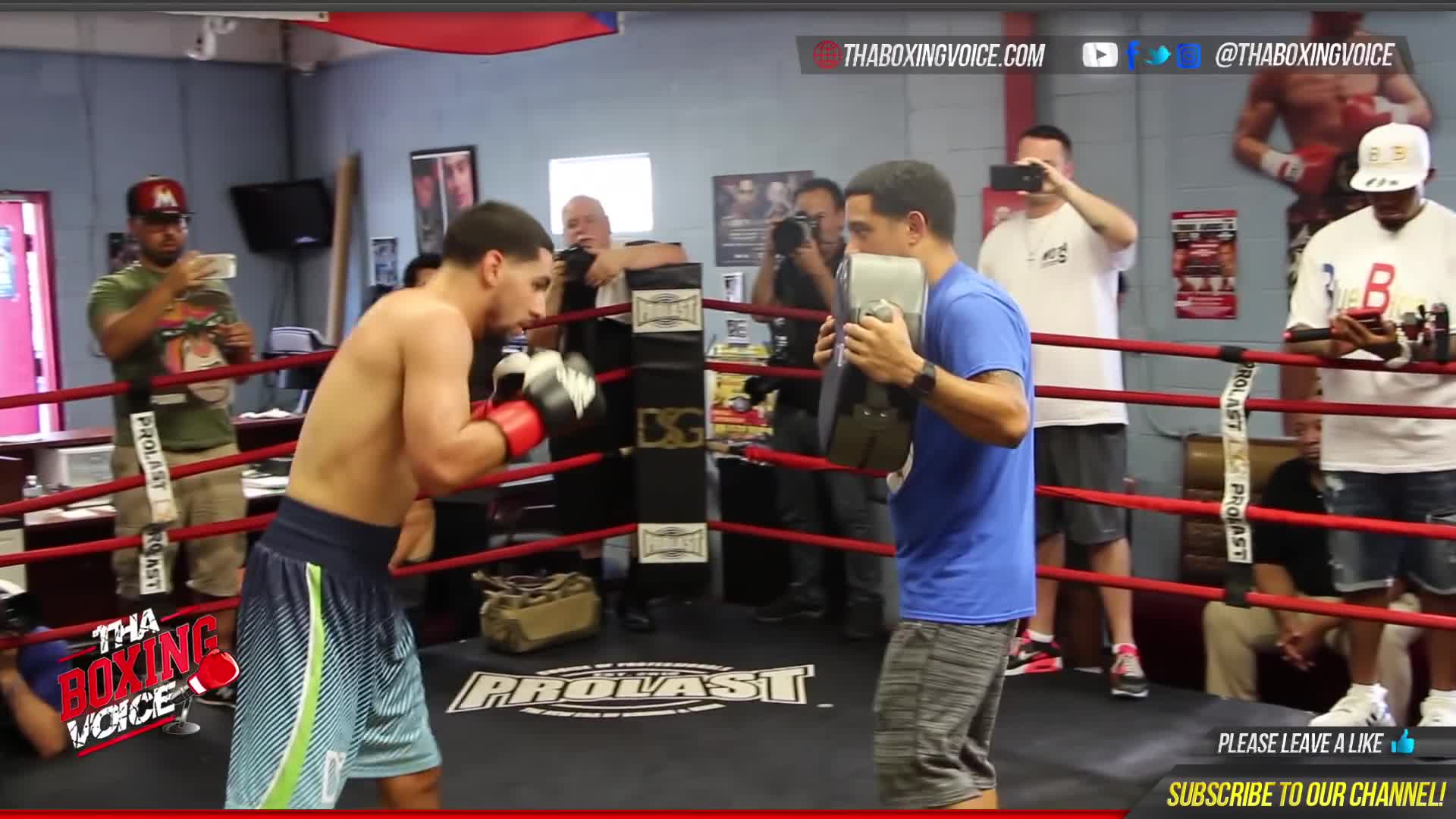 🔥Danny Garcia, Angel and Erick Garcia doing pad work and target ...