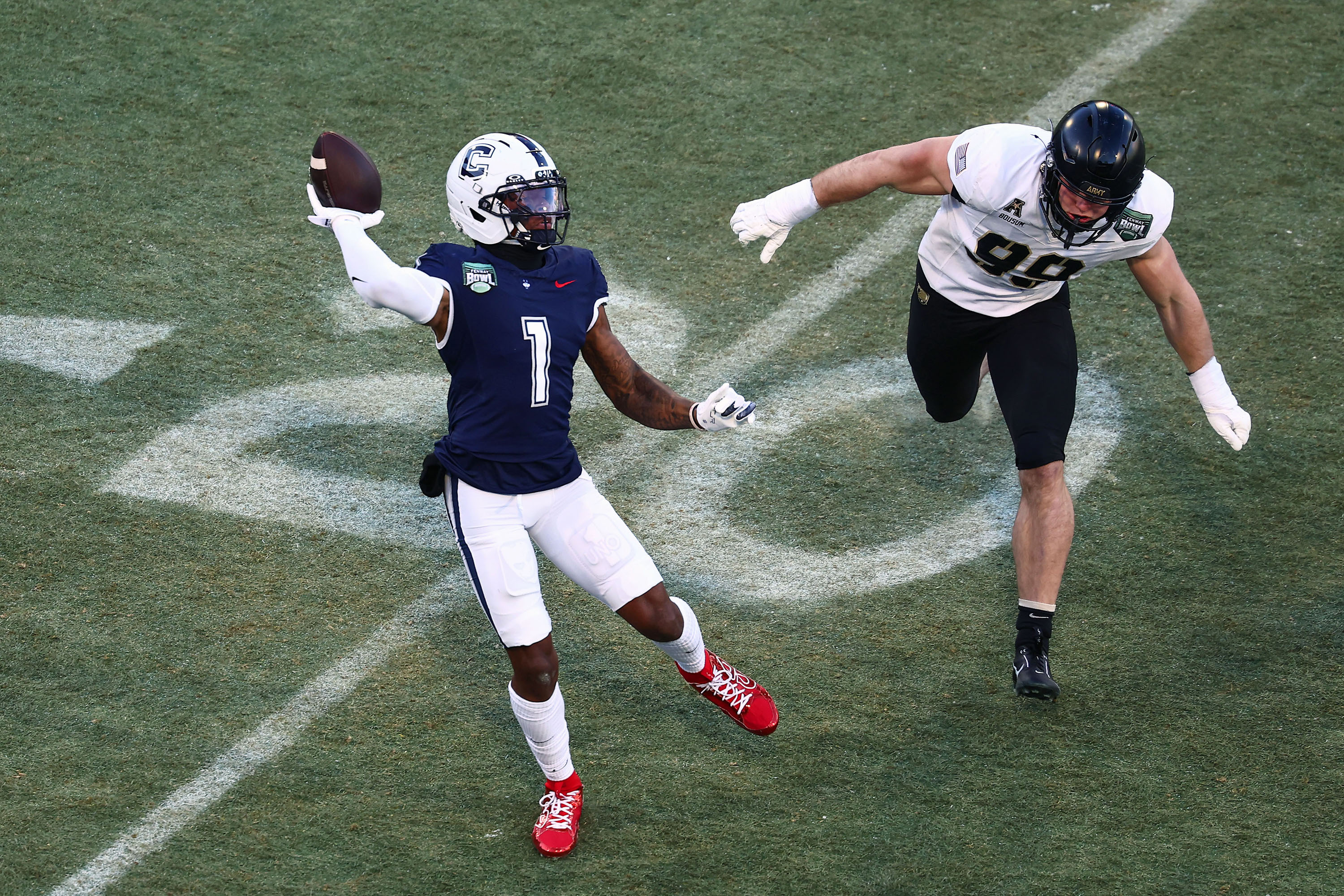 UConn's season ends with 41-16 loss to Army in Fenway Bowl