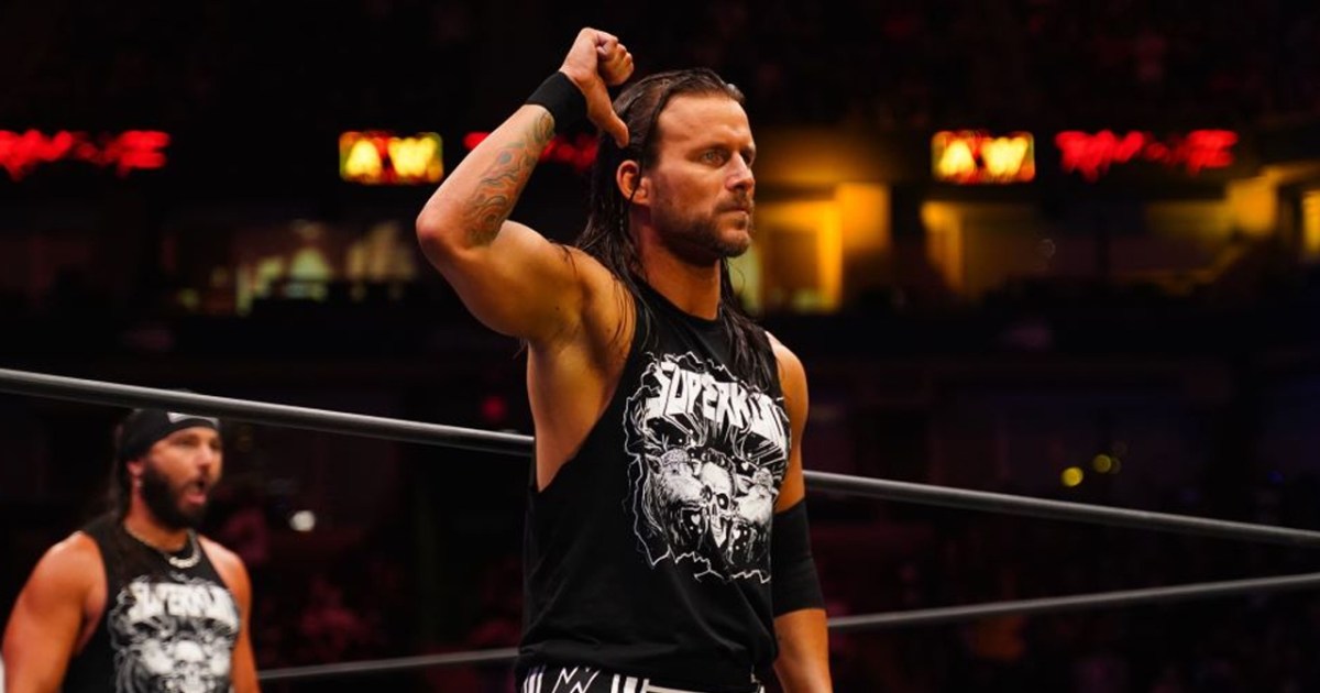 Adam Cole appears on AEW Worlds End kickoff