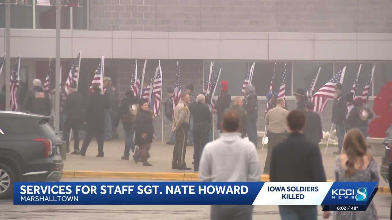 Hundreds gather at funeral of fallen Iowa National Guard soldier