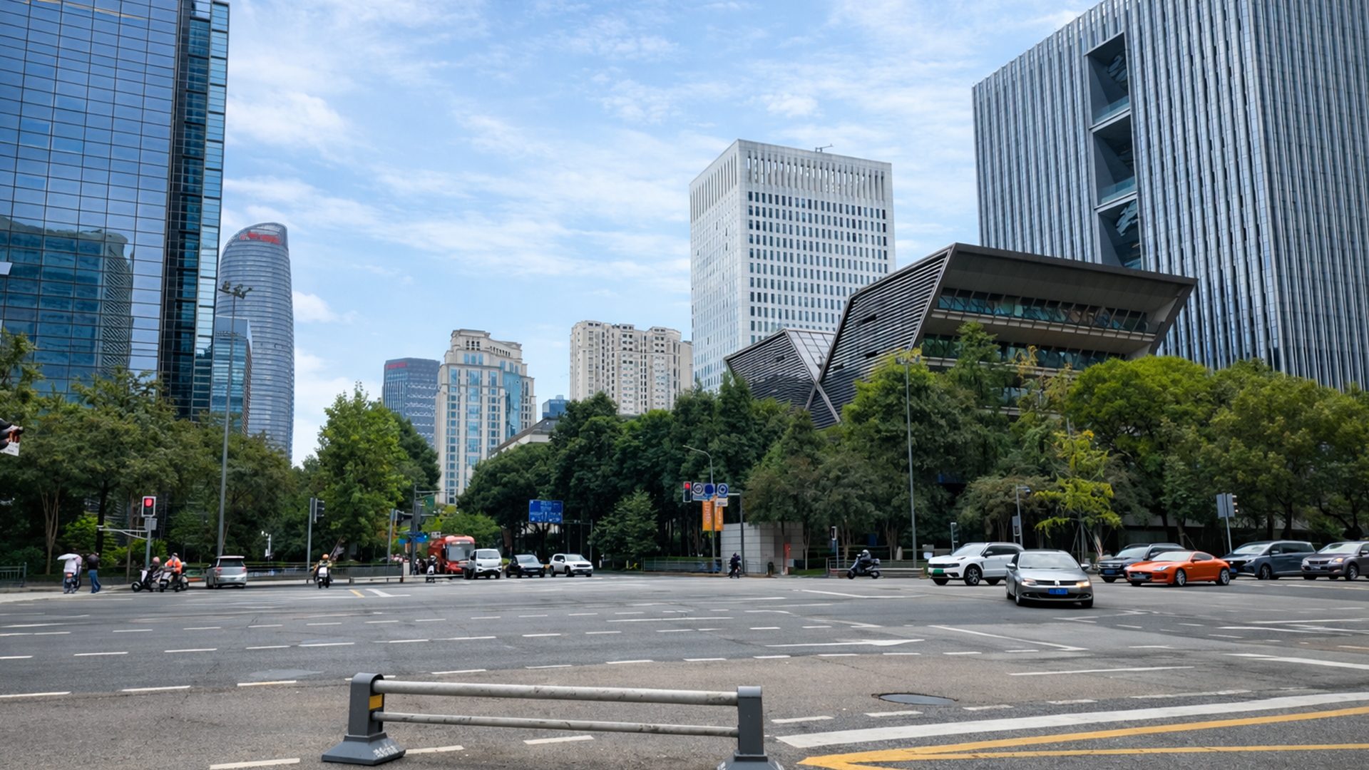Discover the clean and futuristic side of Chengdu