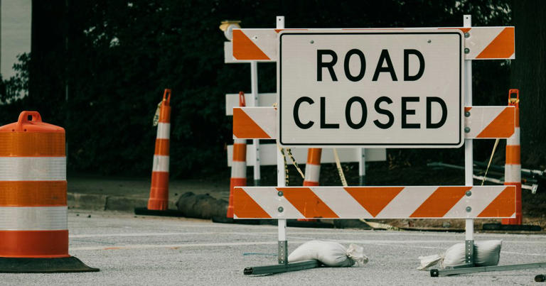 Water main break closes road in Zebulon