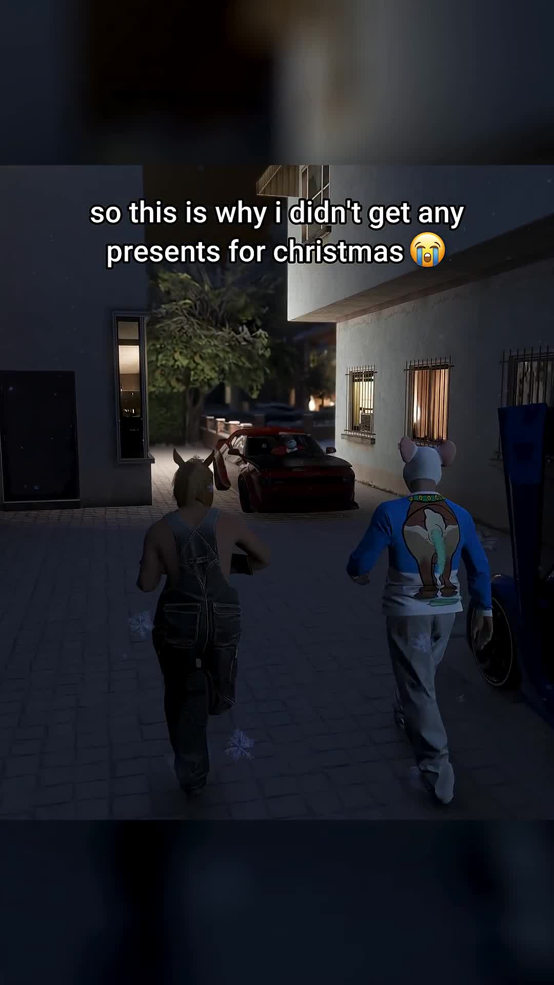 What is Santa doing?😭