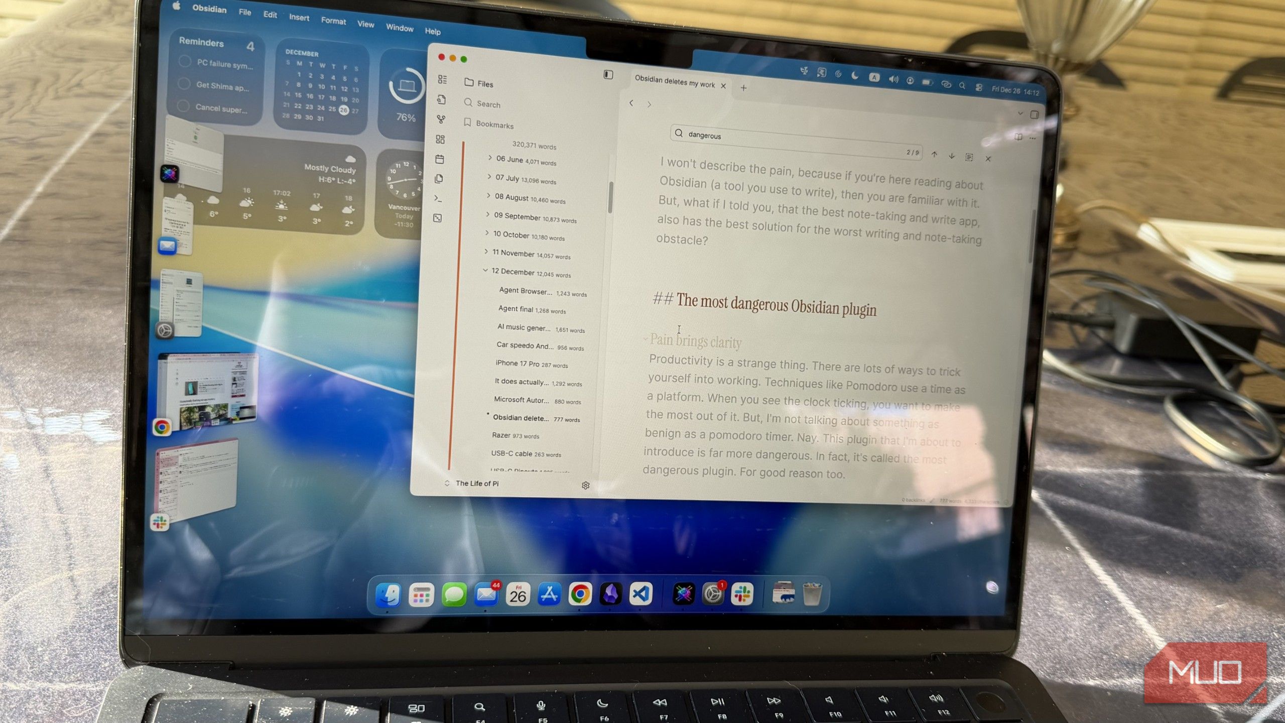 This Obsidian plugin keeps deleting my work — and I love it