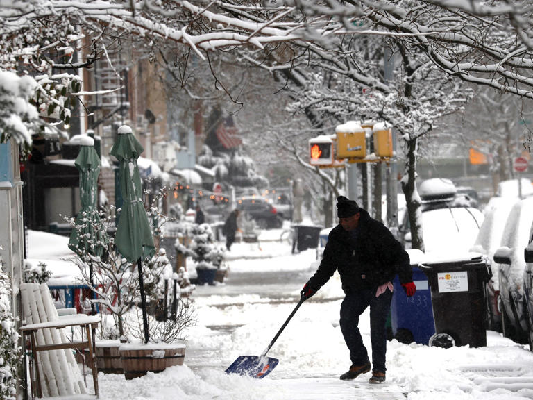 Winter weather hits northeast as new storm system moves across country