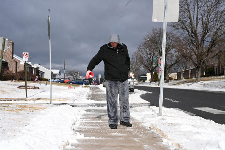 After snow, sleet, and freezing rain coat Lehigh Valley, an early week ...