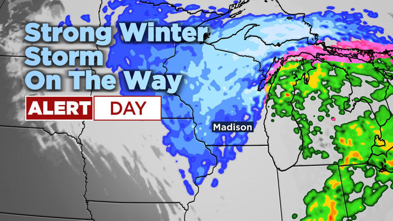First alert update - strong winter storm moves in Sunday