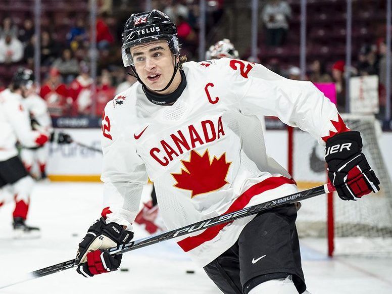 Canada captain Porter Martone apologizes after fiery Czechia opener