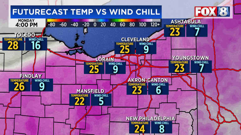 Quiet night ahead of high winds, rain and snow