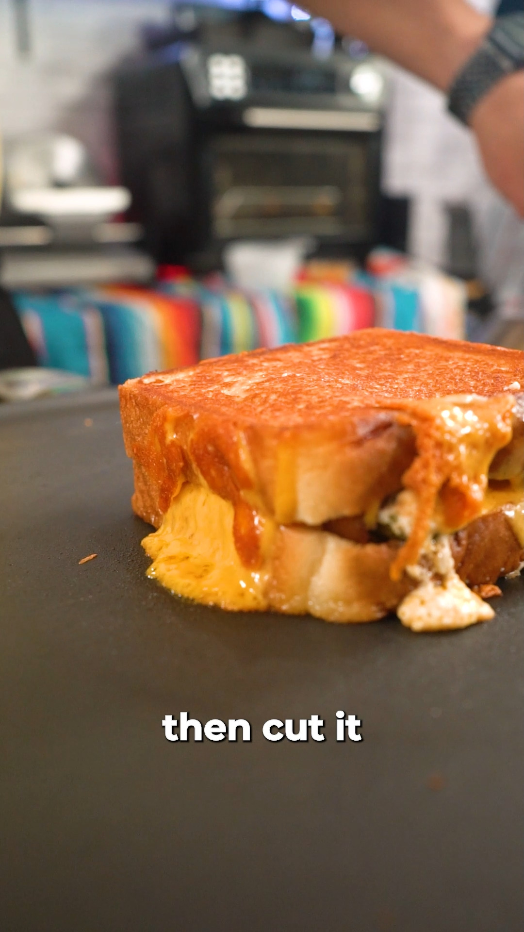 Jalapeno popper grilled cheese