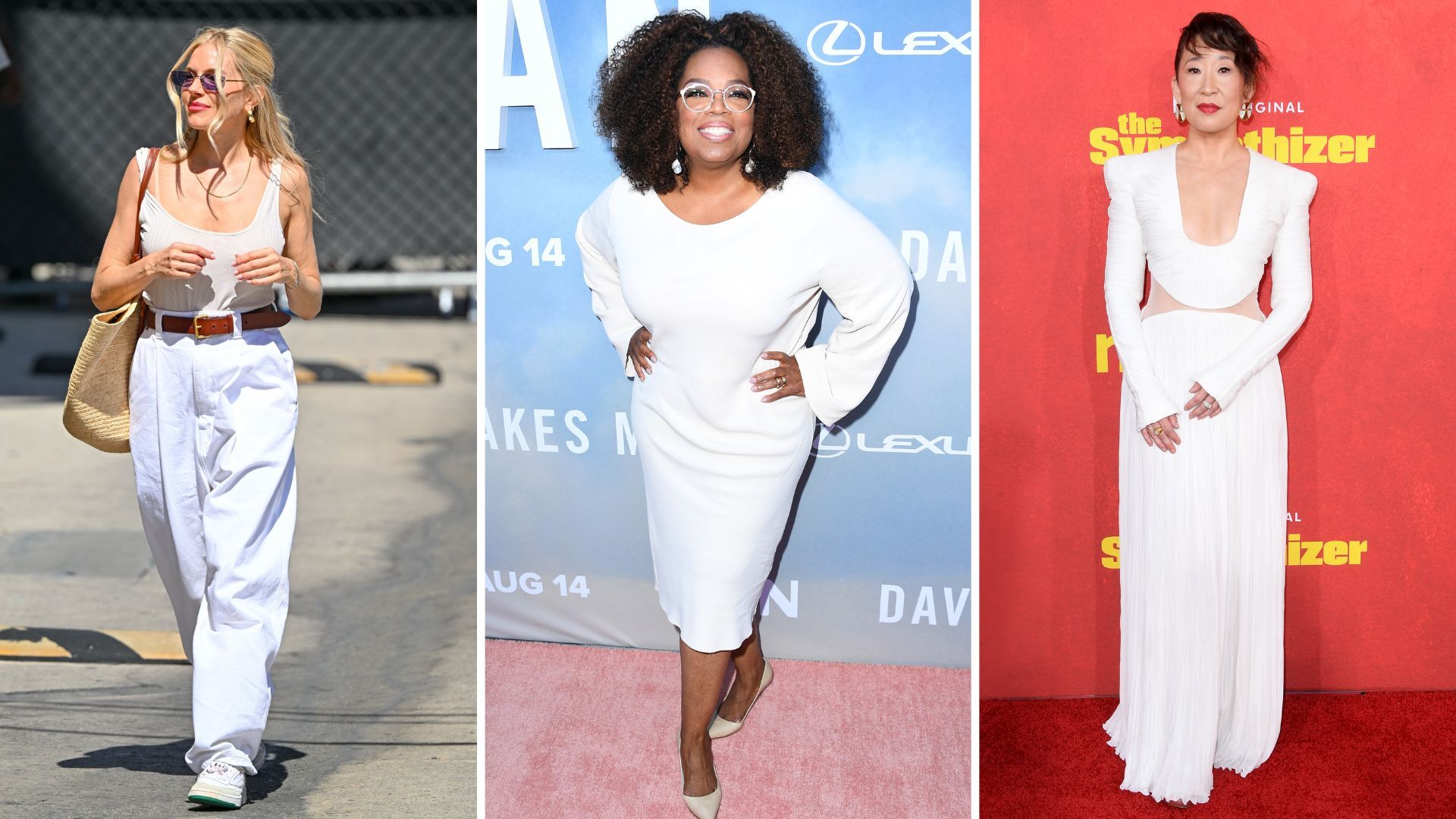 Stylish and chic: Celebrities looking great in all white looks