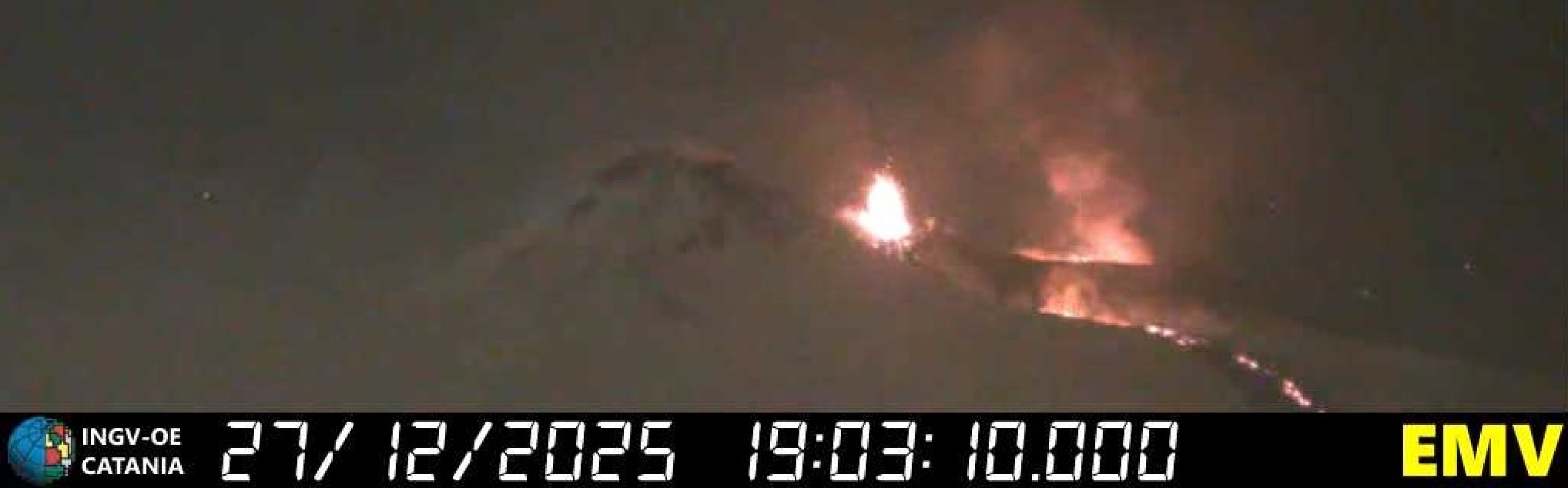 Ingv, forti esplosioni dal cratere di Nord-Est dell'Etna