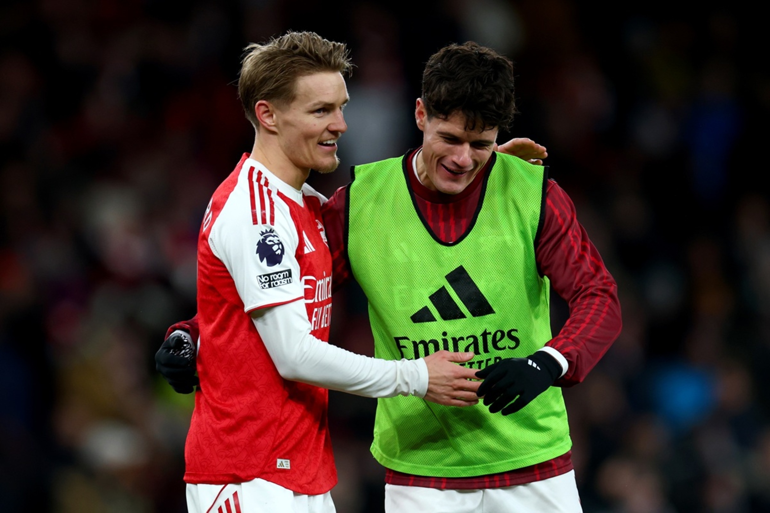 'That was tough in the end.' Relief for Odegaard after Arsenal beat ...