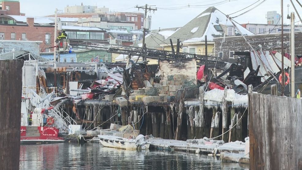 Wharf businesses grapple with fire's aftermath on Portland waterfront