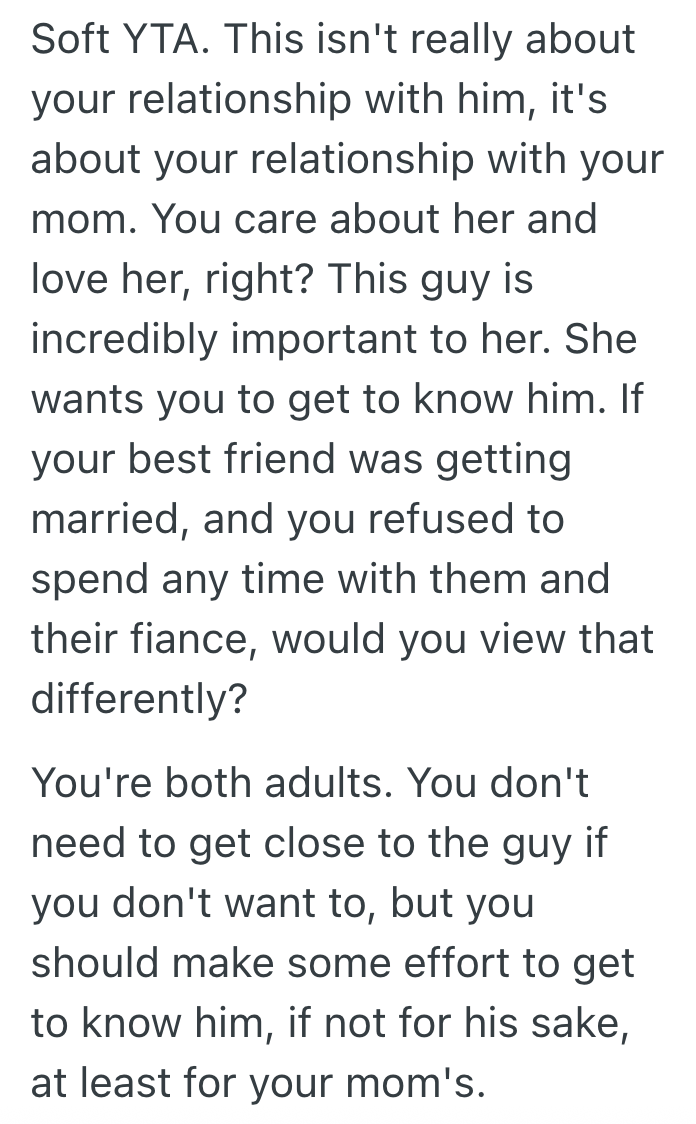 Mom is engaged to a great guy, but her child doesn’t want to be close ...