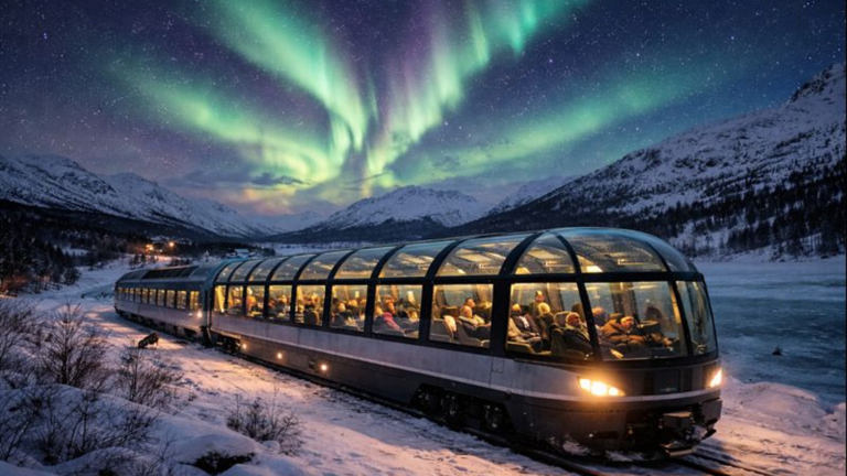 Norway introduces world’s first glass-window night train to see the ...