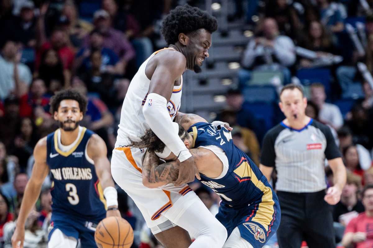 NBA facing suspension decision over Mark Williams-Jose Alvarado fistfight