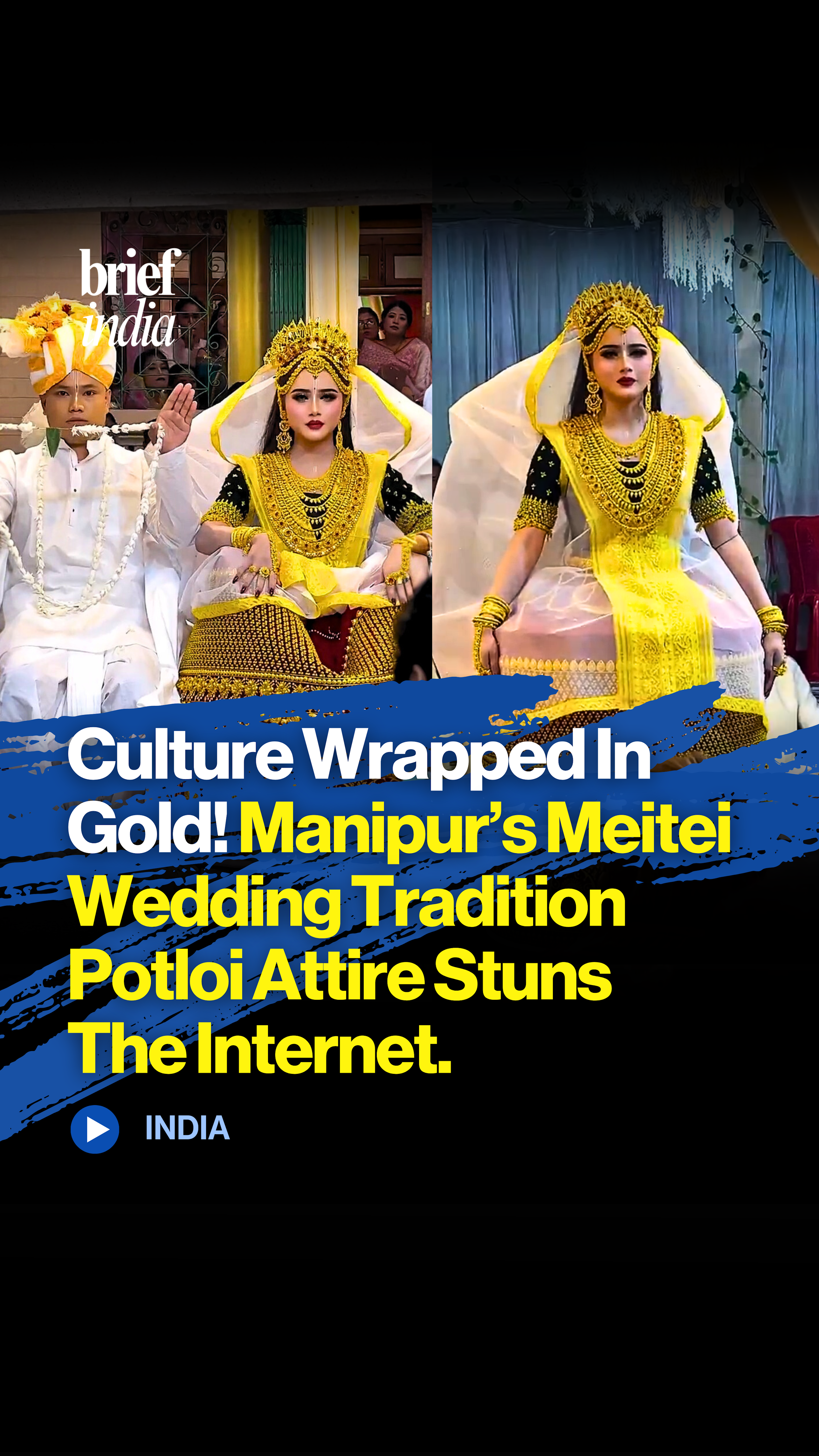 Viral video showcases timeless grace of Manipur's Meitei wedding tradition