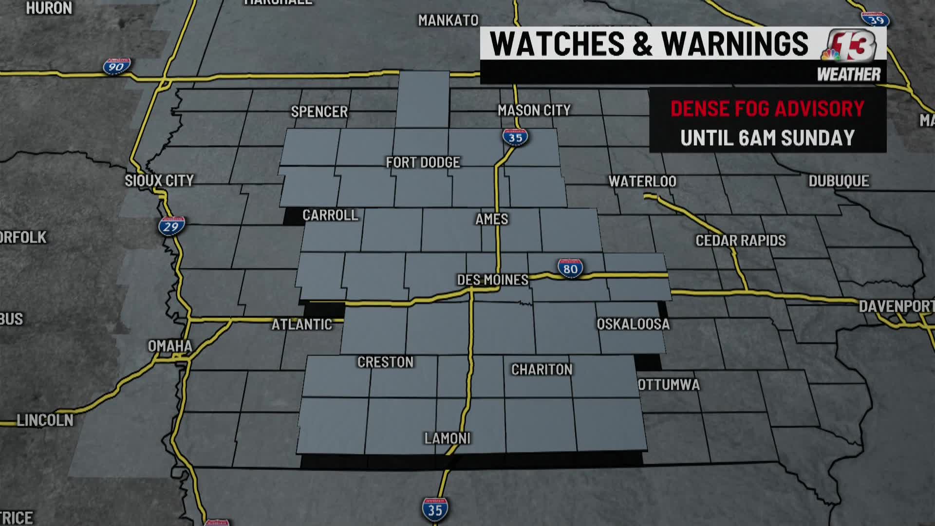 Jason Parkin's Saturday night forecast